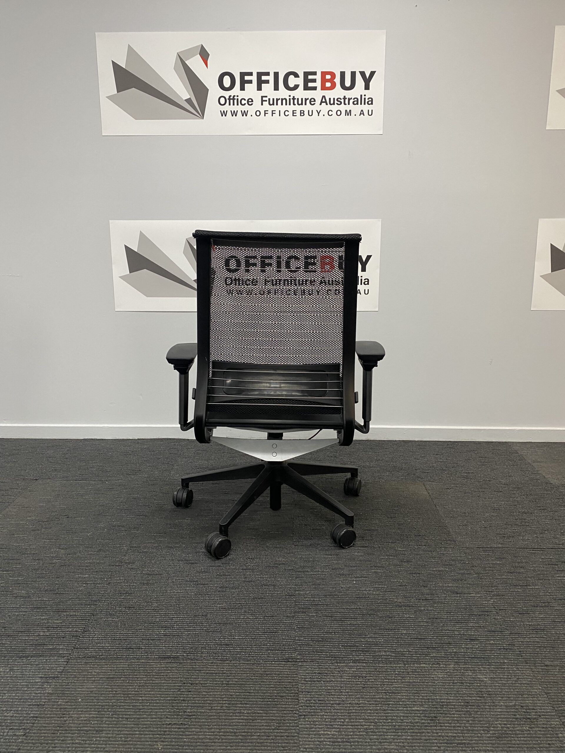 Second Hand Genuine Steelcase Think® Ergonomic Chair with Armrests ...