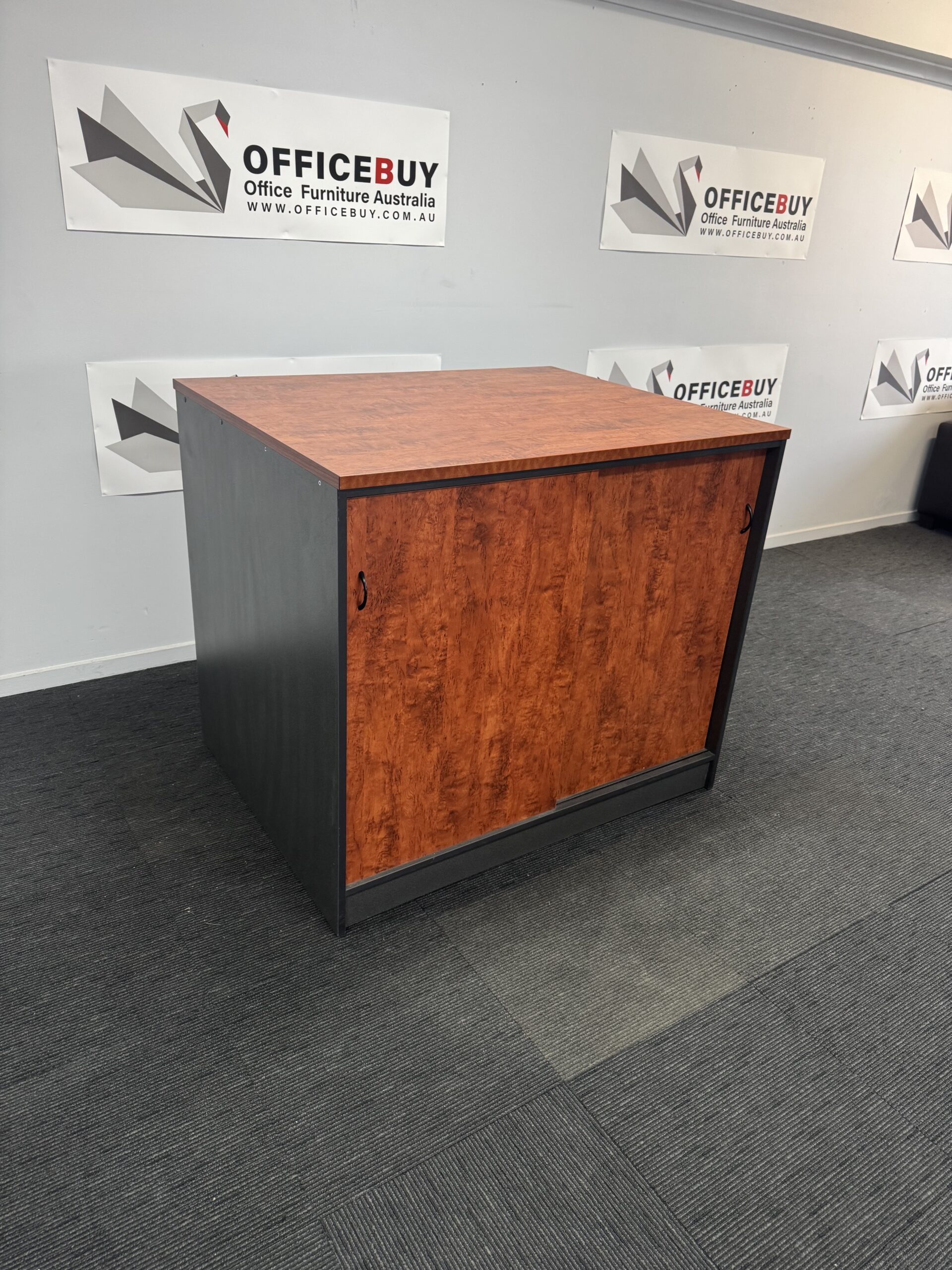 Second Hand Double Sided Work Bench with Storage Underneath-Wild Birch ...